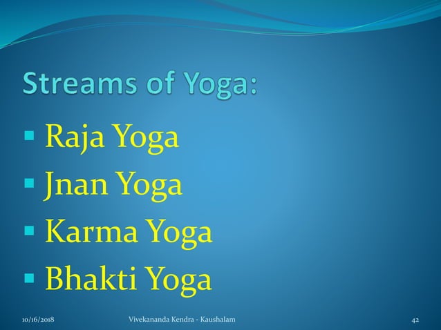 Principles and fundamentals of yoga | PPTX