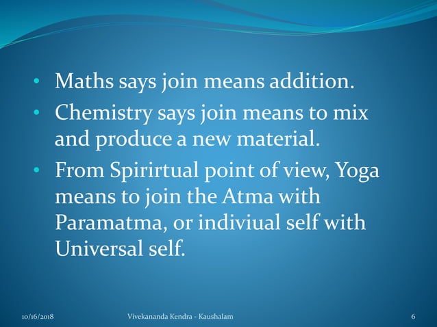 Principles and fundamentals of yoga | PPTX