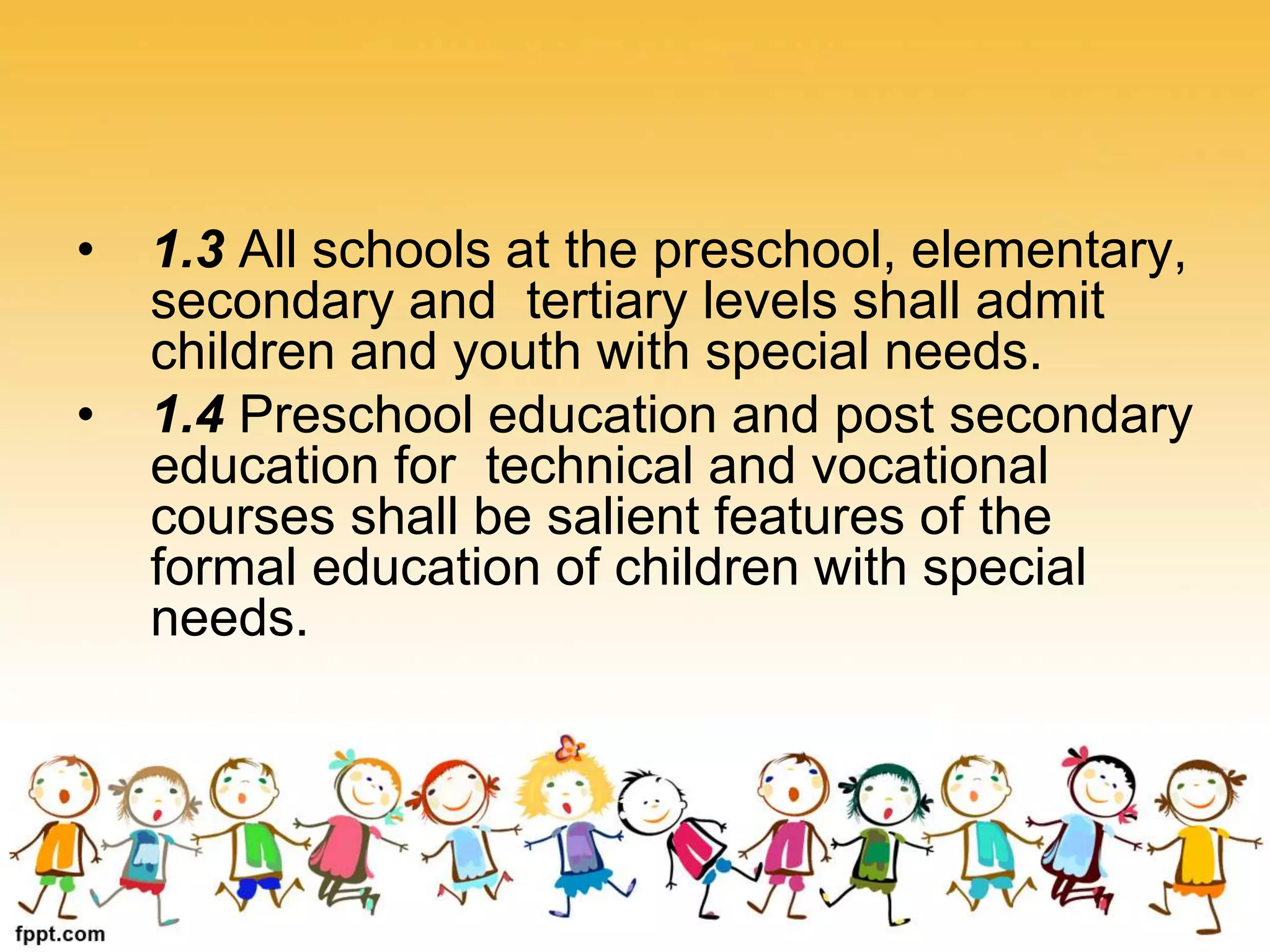 PRINCIPLES AND GUIDELINES FOR SPED IN THE PHILIPPINES | PPTX