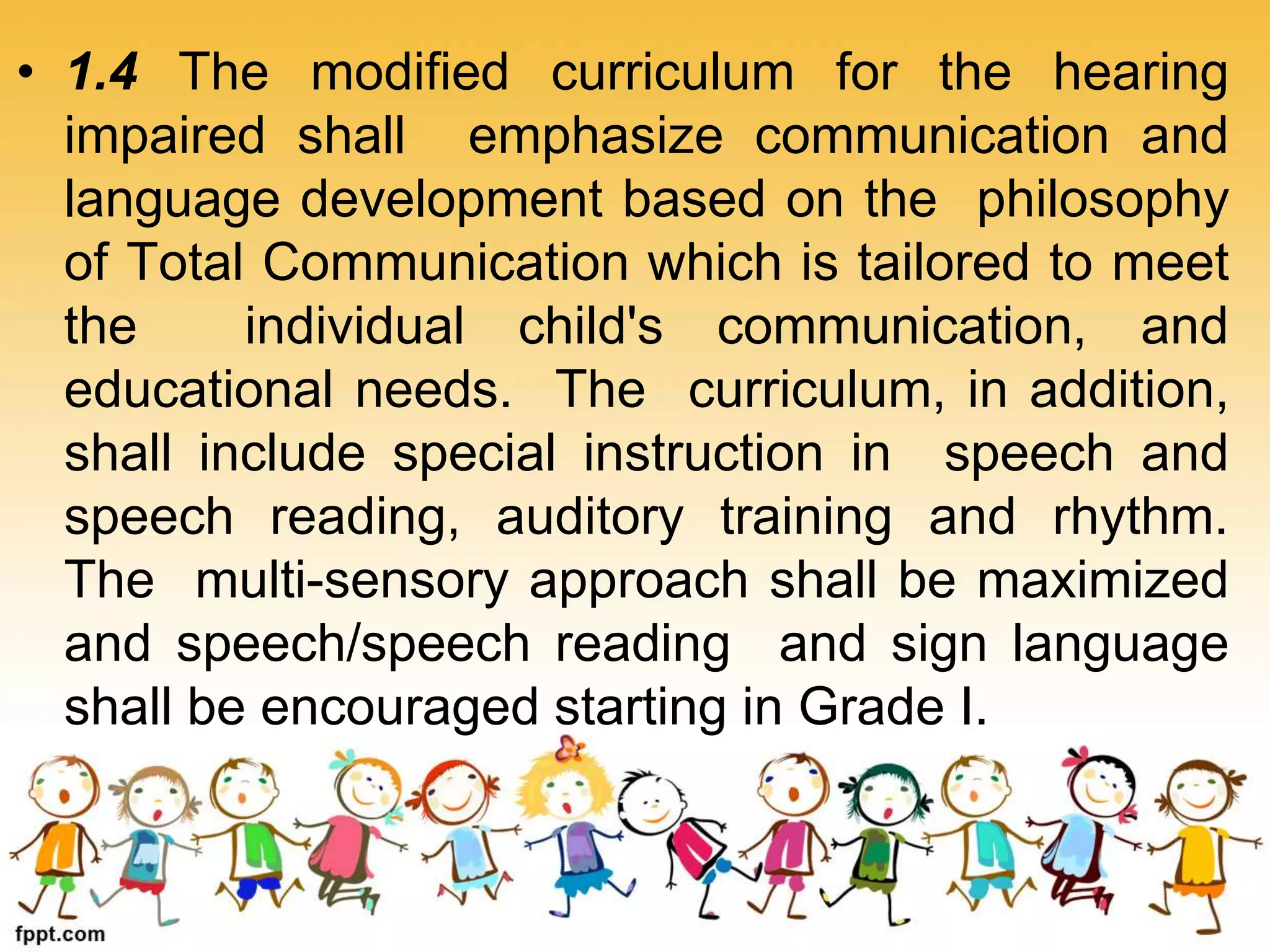 PRINCIPLES AND GUIDELINES FOR SPED IN THE PHILIPPINES | PPTX