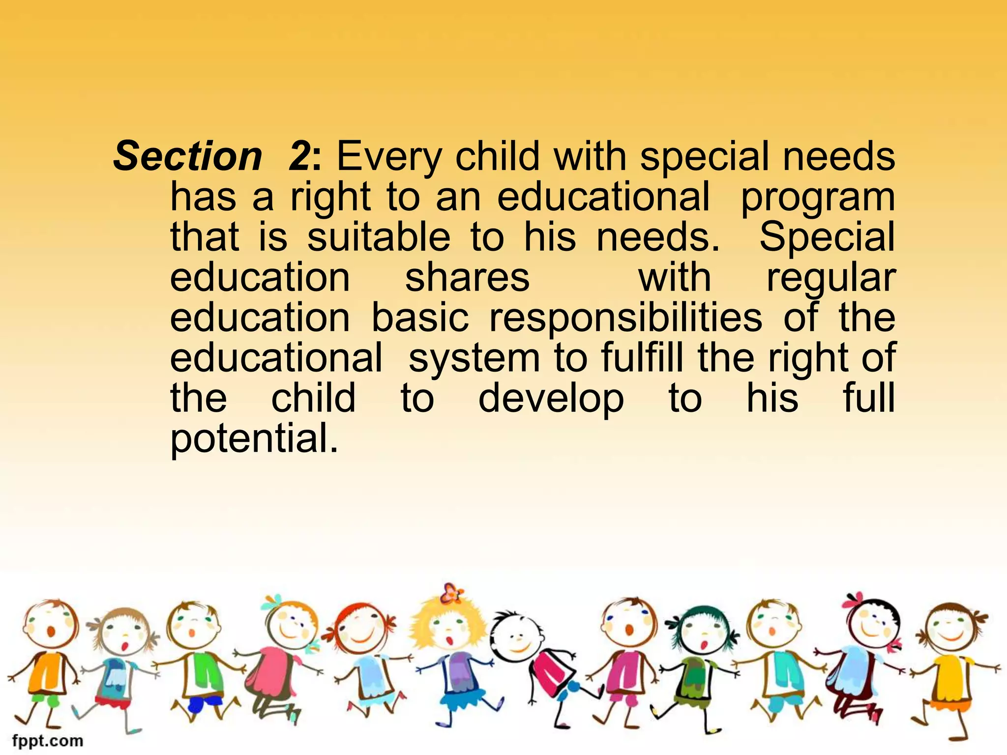 PRINCIPLES AND GUIDELINES FOR SPED IN THE PHILIPPINES | PPTX