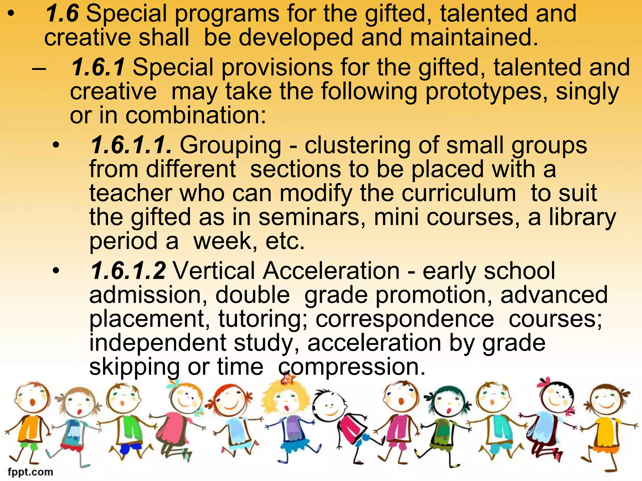 PRINCIPLES AND GUIDELINES FOR SPED IN THE PHILIPPINES | PPTX