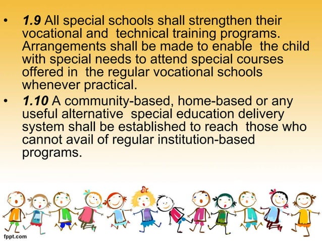 PRINCIPLES AND GUIDELINES FOR SPED IN THE PHILIPPINES | PPTX