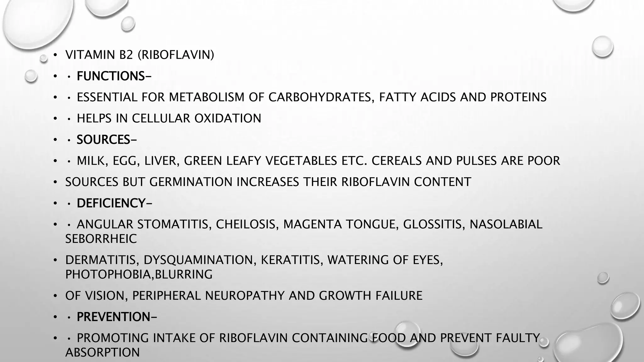 principles and management of nutritional defiency disorders 4 th year ...