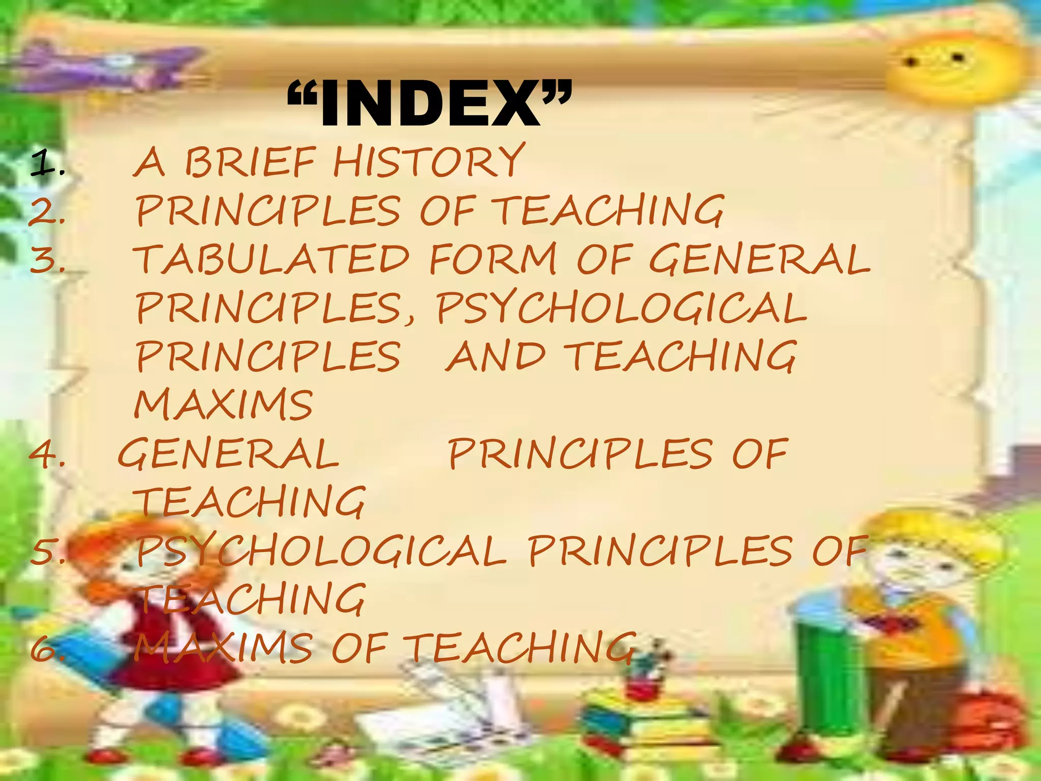Principles and maxims of teaching | PPTX