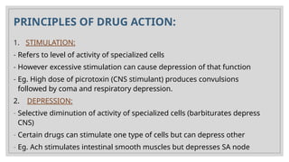 PRINCIPLES AND MECHANISMS OF DRUG ACTION.pptx