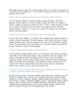 Principles and methodologies questions and answers | DOCX