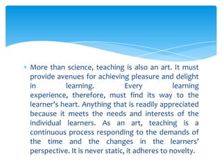Principles and methods of effective teaching | PPTX