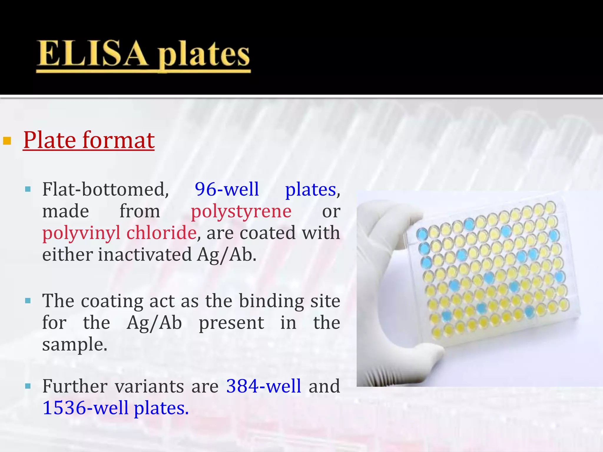Principles and methods of elisa, fpia, | PPTX