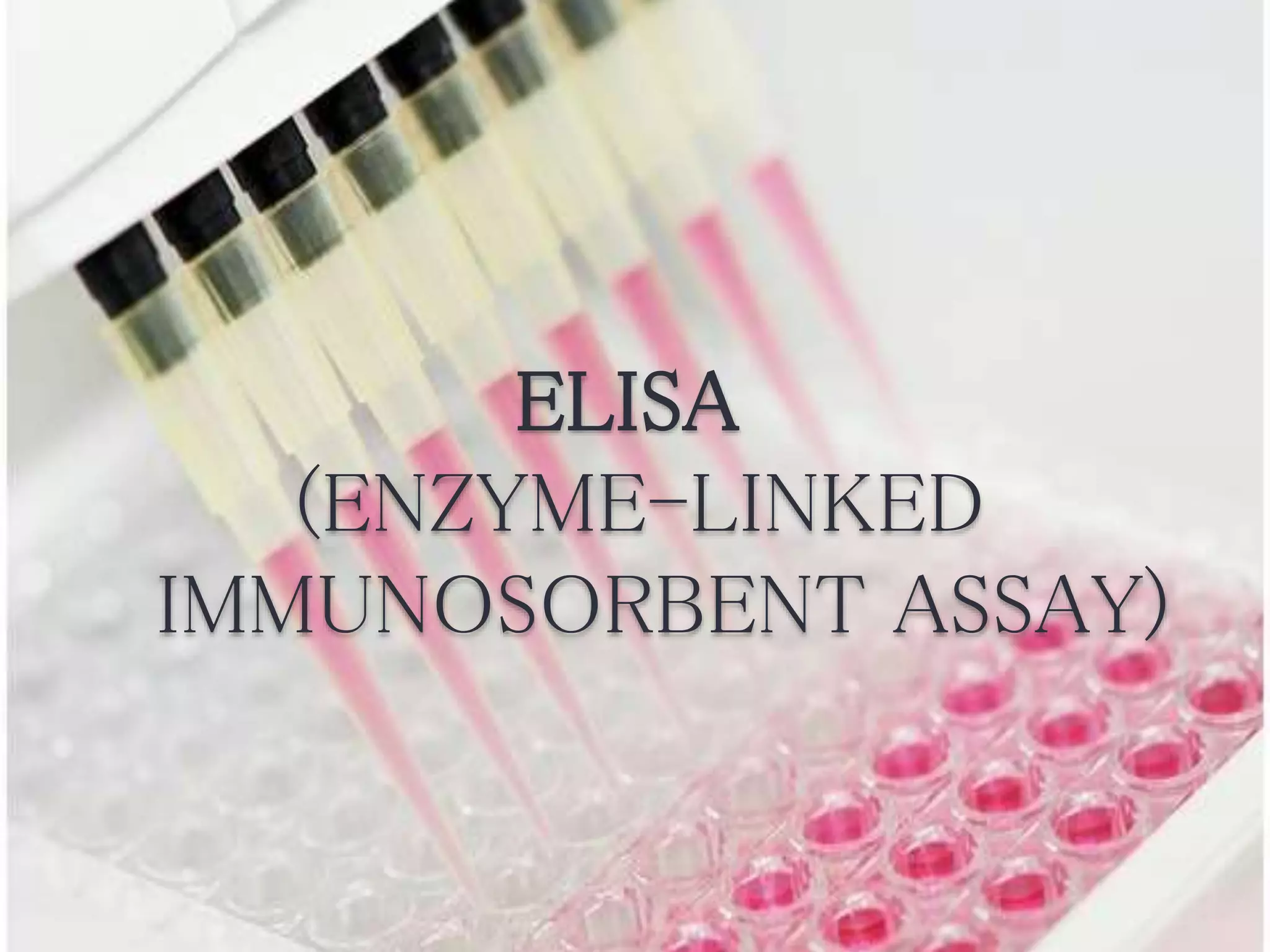 Principles and methods of elisa, fpia, | PPTX