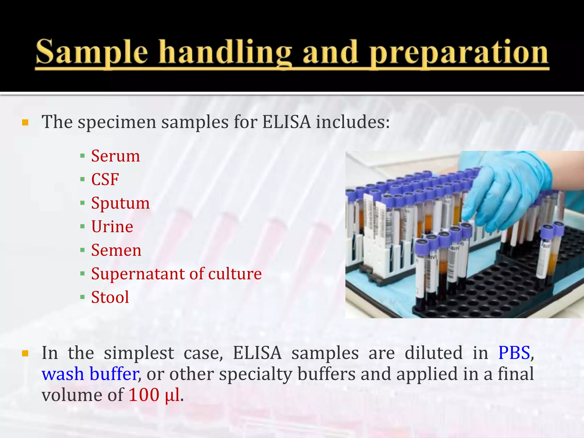 Principles and methods of elisa, fpia, | PPTX
