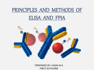 Principles and methods of elisa, fpia, | PPTX