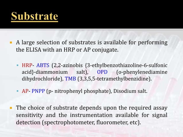 Principles and methods of elisa, fpia, | PPTX | Chemistry | Science