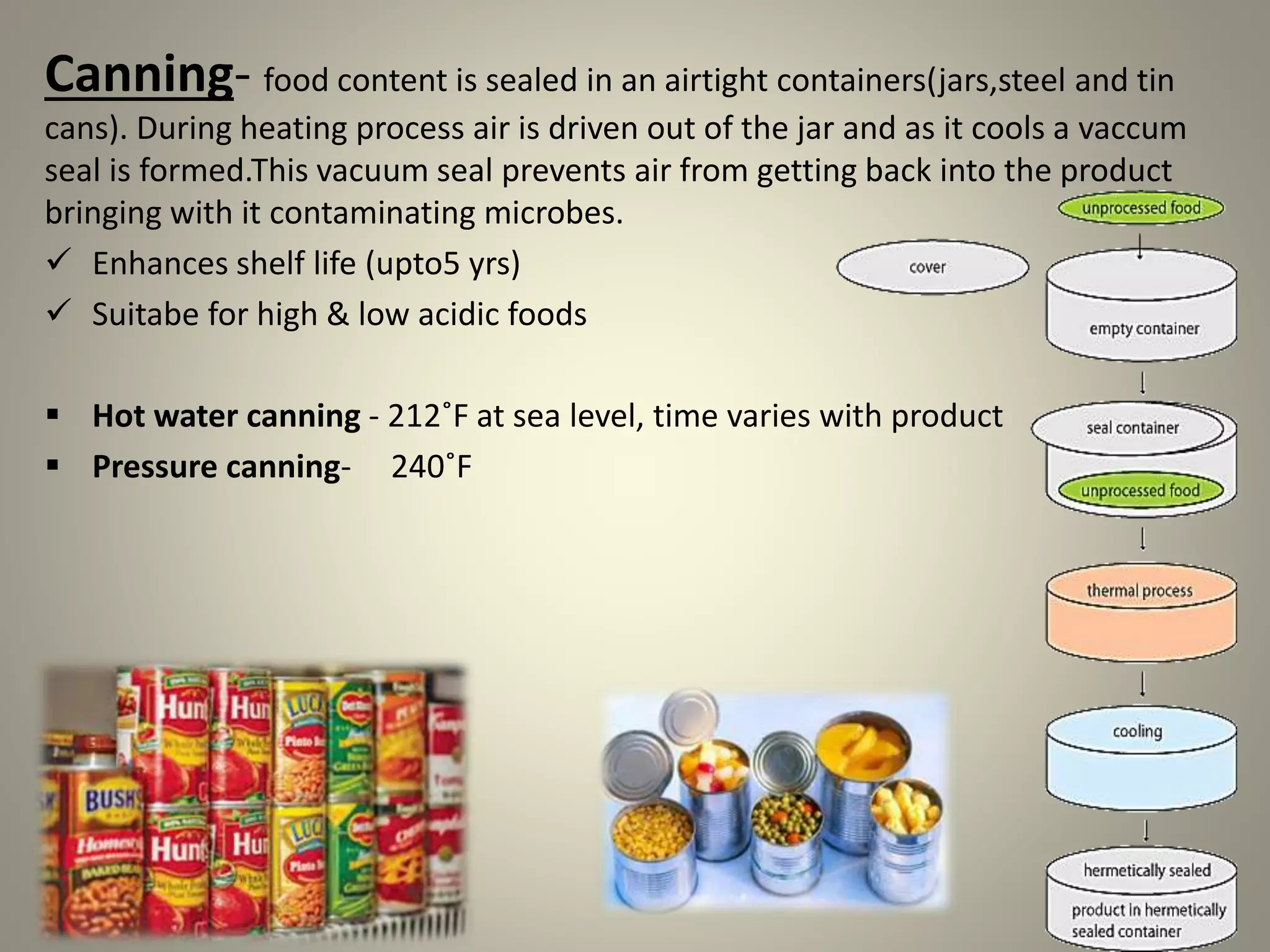Principles and methods of food preservation | PPTX