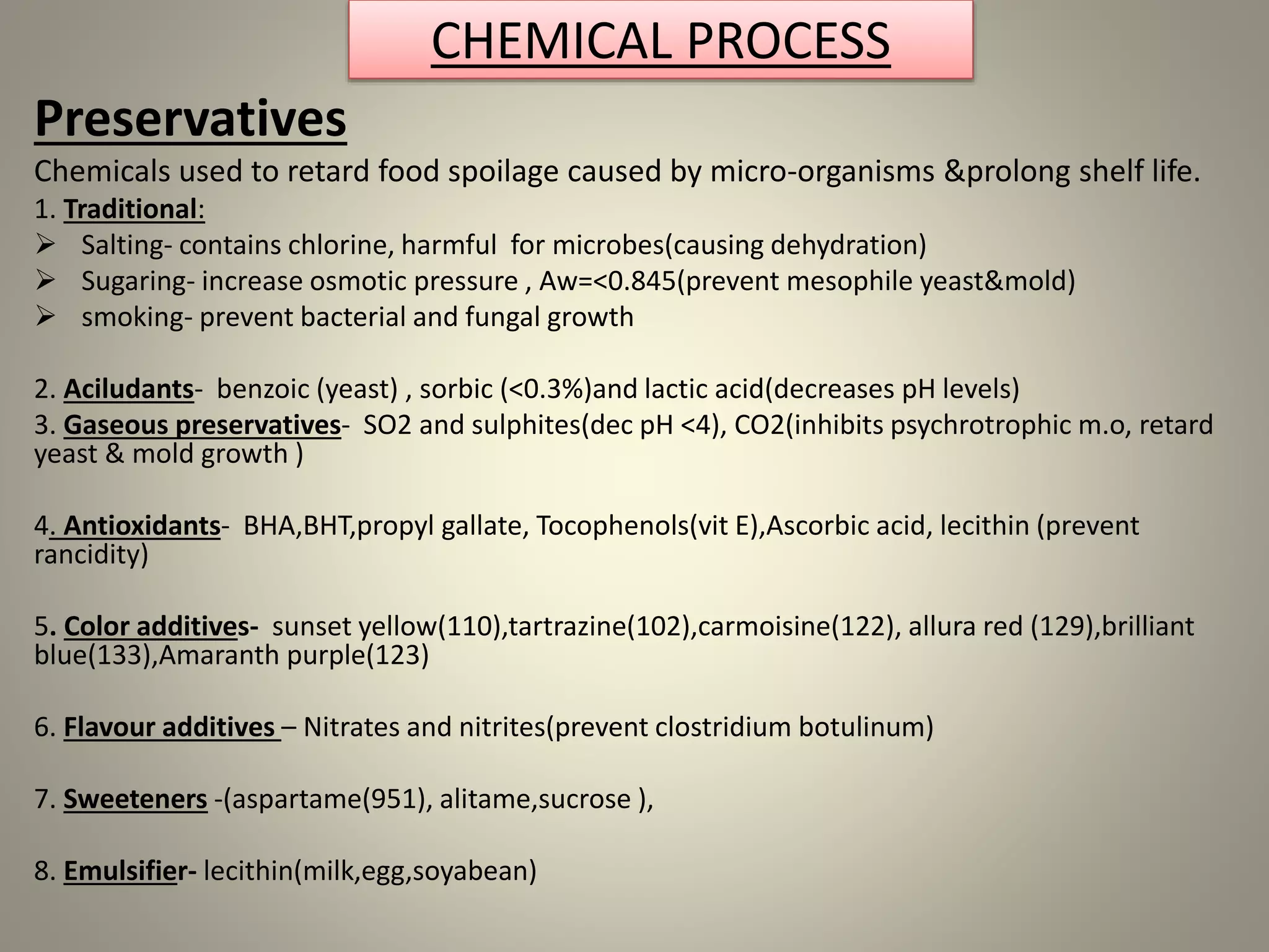 Principles and methods of food preservation | PPTX