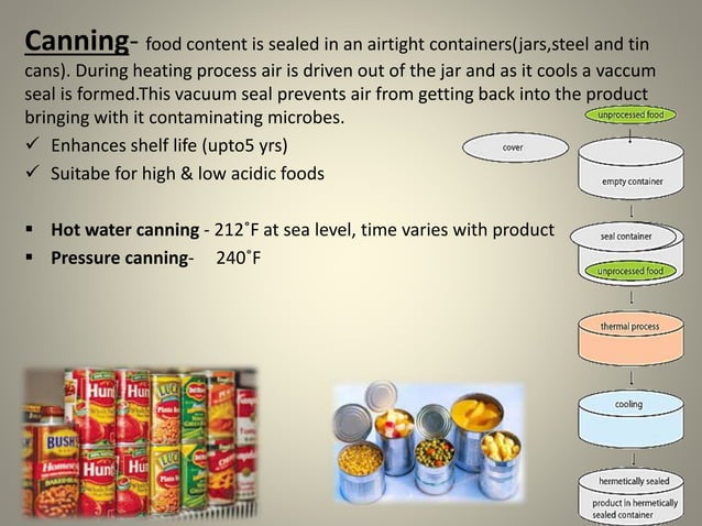 Principles and methods of food preservation | PPTX