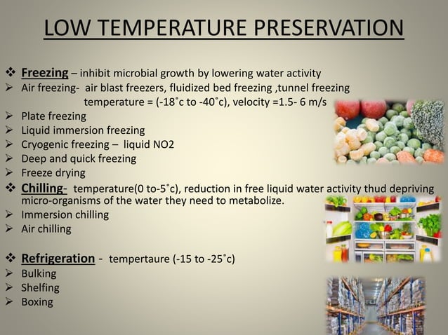 Principles and methods of food preservation | PPTX