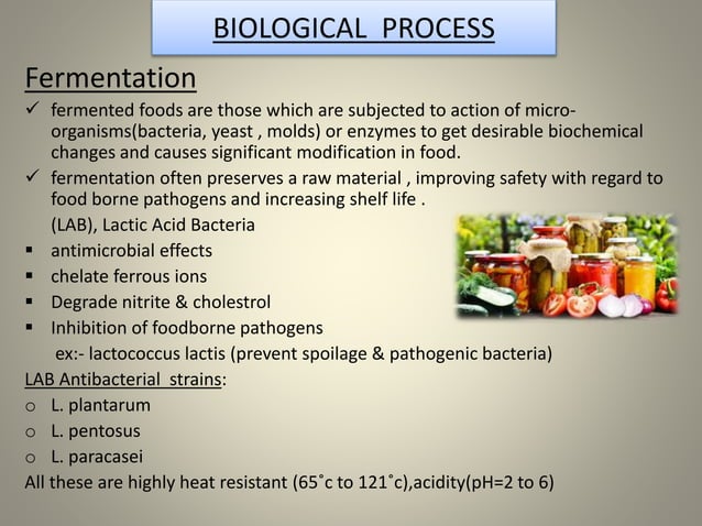 Principles and methods of food preservation | PPTX