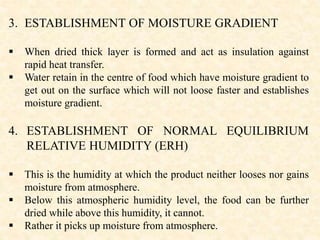 Principles and methods of preservation by drying | PPTX
