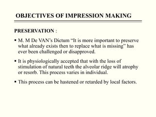 PRINCIPLES AND OBJECTIVES OF IMPRESSION MAKING.pptx