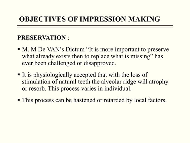 PRINCIPLES AND OBJECTIVES OF IMPRESSION MAKING.pptx