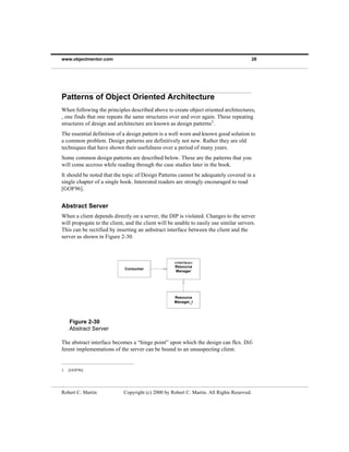 Principles and patterns | PDF