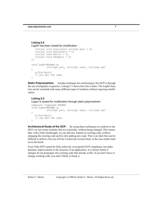 Principles and patterns | PDF