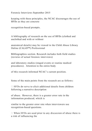 PRINCIPLES AND PRACTICE OFChild and AdolescentForensic lvi.docx