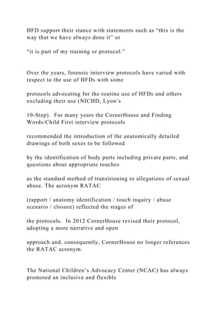 Finding Words Forensic Interviewing