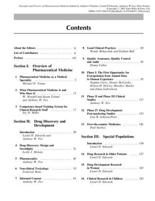 Principles and practice of pharmaceutical medicine (wiley) | PDF