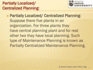 Principles and practices of maintenance planning | PDF