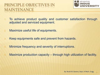 Principles and practices of maintenance planning | PDF