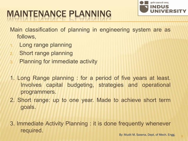 Principles and practices of maintenance planning | PDF | Civil Engineering Industry | Industries