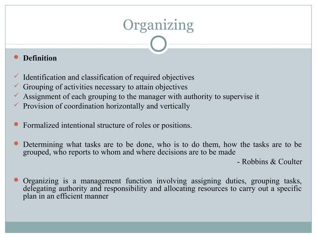 Principles and practices of management | PPT