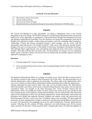 Principles and practices of management (1) | PDF | Educational ...