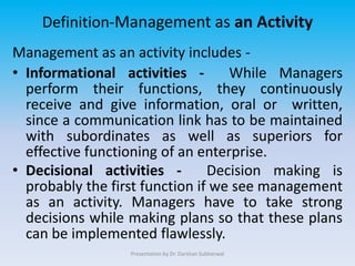 Principles and Practices of management | PPTX