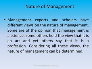 Principles and Practices of management | PPTX