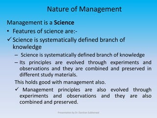 Principles and Practices of management | PPTX
