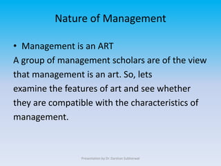 Principles and Practices of management | PPTX