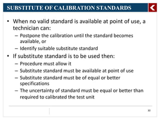Principles and Practices of Traceability and Calibration | PPT