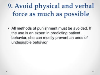 Principles and standards of mental health practice - BOO | PPT