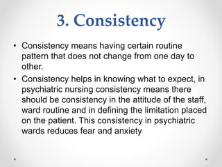 Principles and standards of mental health practice - BOO | PPTX