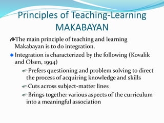 Principles and strategies of teaching learning makabayan | PPTX