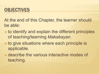 Principles and strategies teaching/learning Makabayan | PPTX