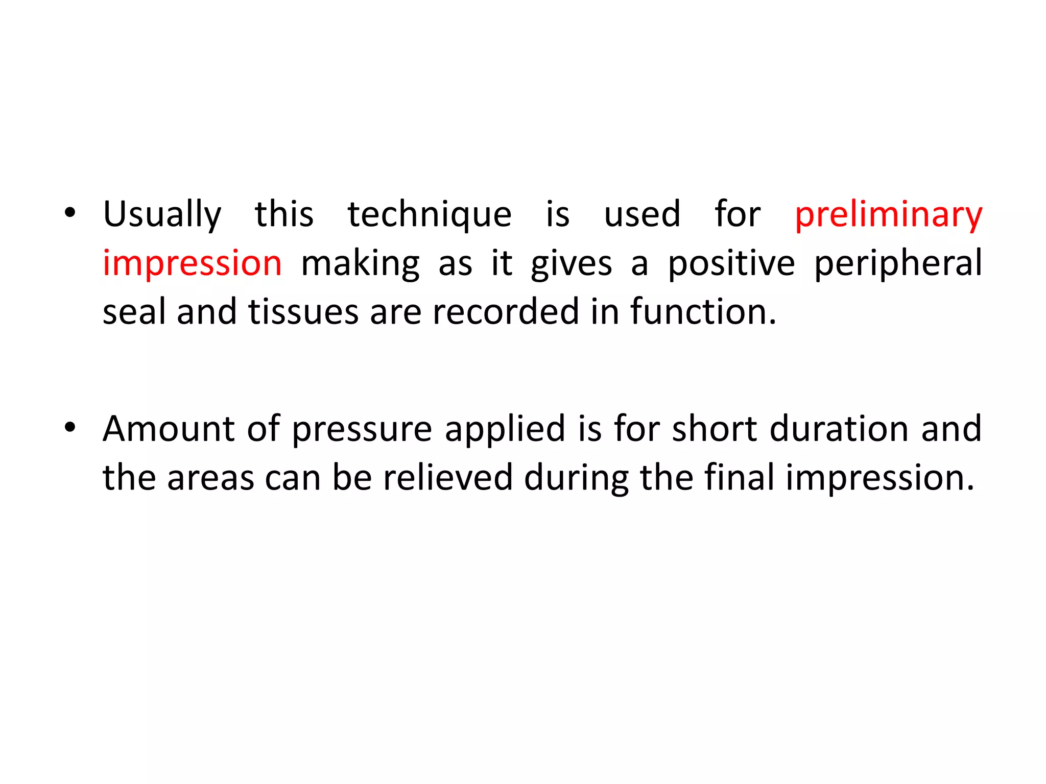 Principles and techniques of impresion | PPTX
