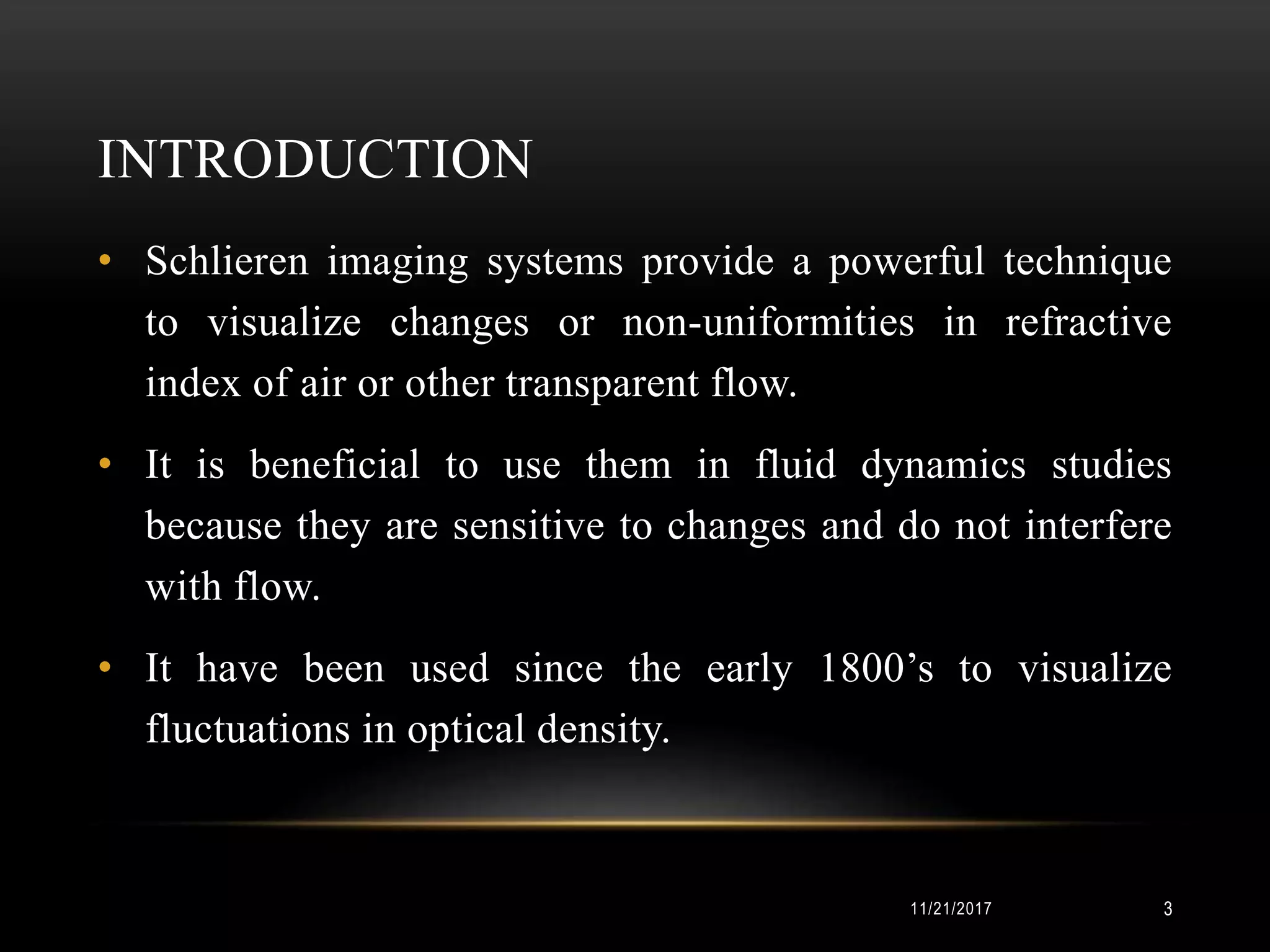 Principles and techniques of schlieren imagingsystems | PPTX