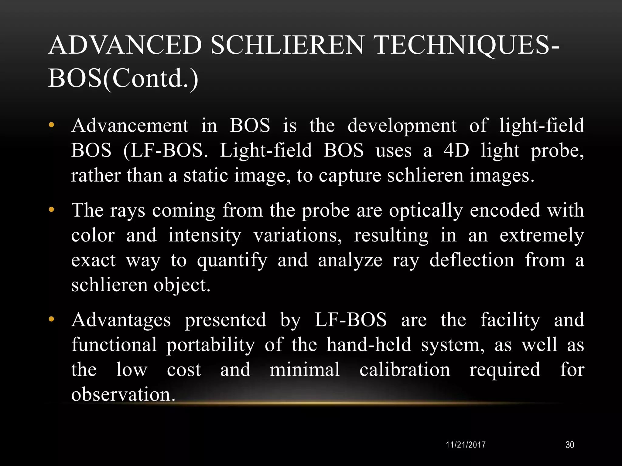 Principles and techniques of schlieren imagingsystems | PPTX