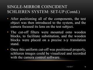 Principles and techniques of schlieren imagingsystems | PPTX