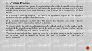 Principles and techniques of strengthening exercise | PPTX