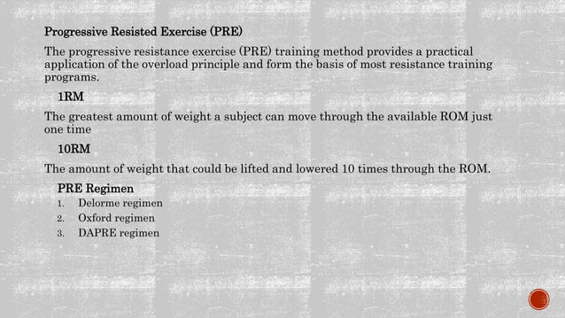 Principles and techniques of strengthening exercise | PPTX